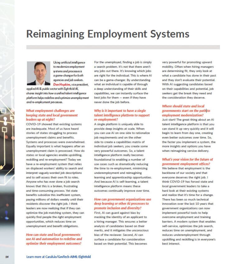 Reimagining employment systems - Eightfold