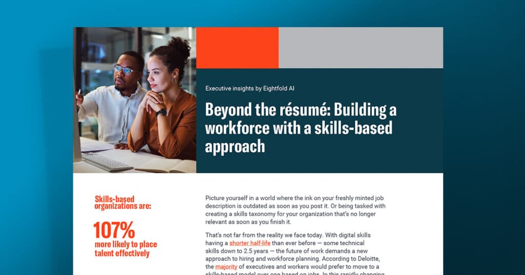 Building a workforce with a skills-based approach