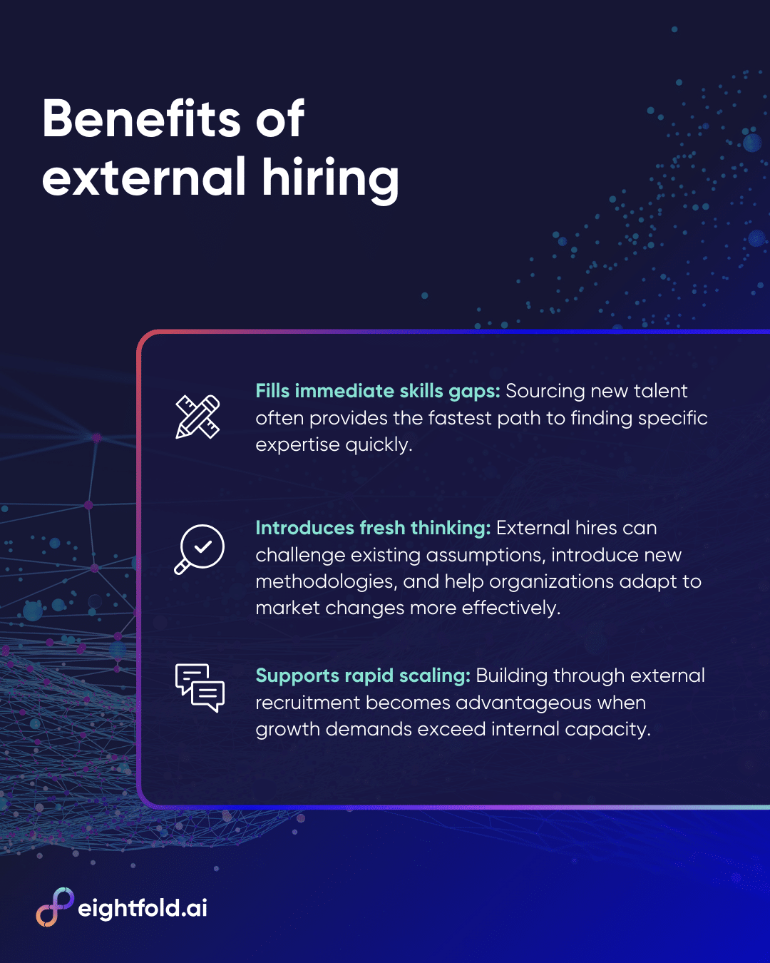 Recruiting strategy: Internal mobility or external hiring?